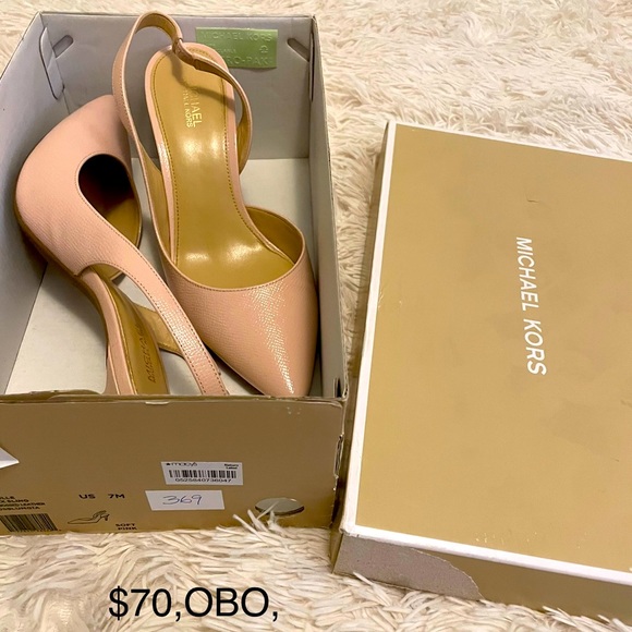 MICHAEL Michael Kors | Shoes | Mk Sling Back Heels | Poshmark